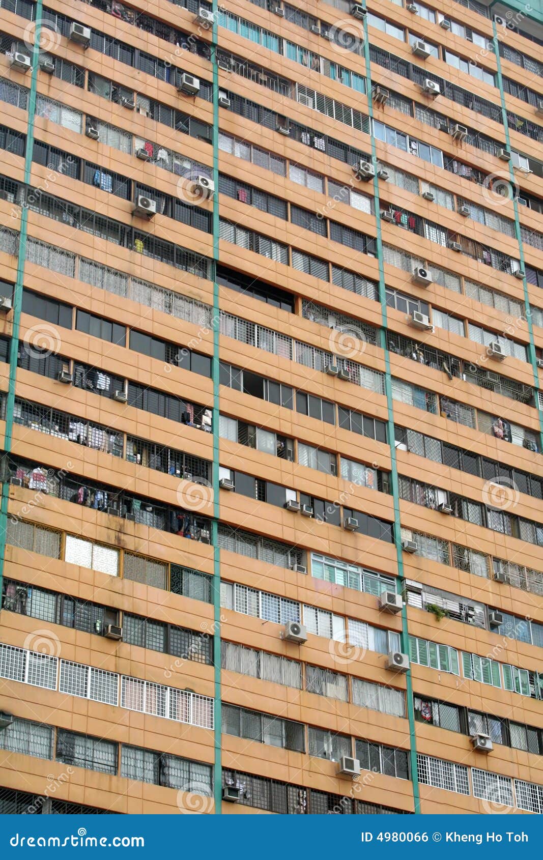 Overcrowding Cramped Quarters In A Slum Poverty Stock Photo ...