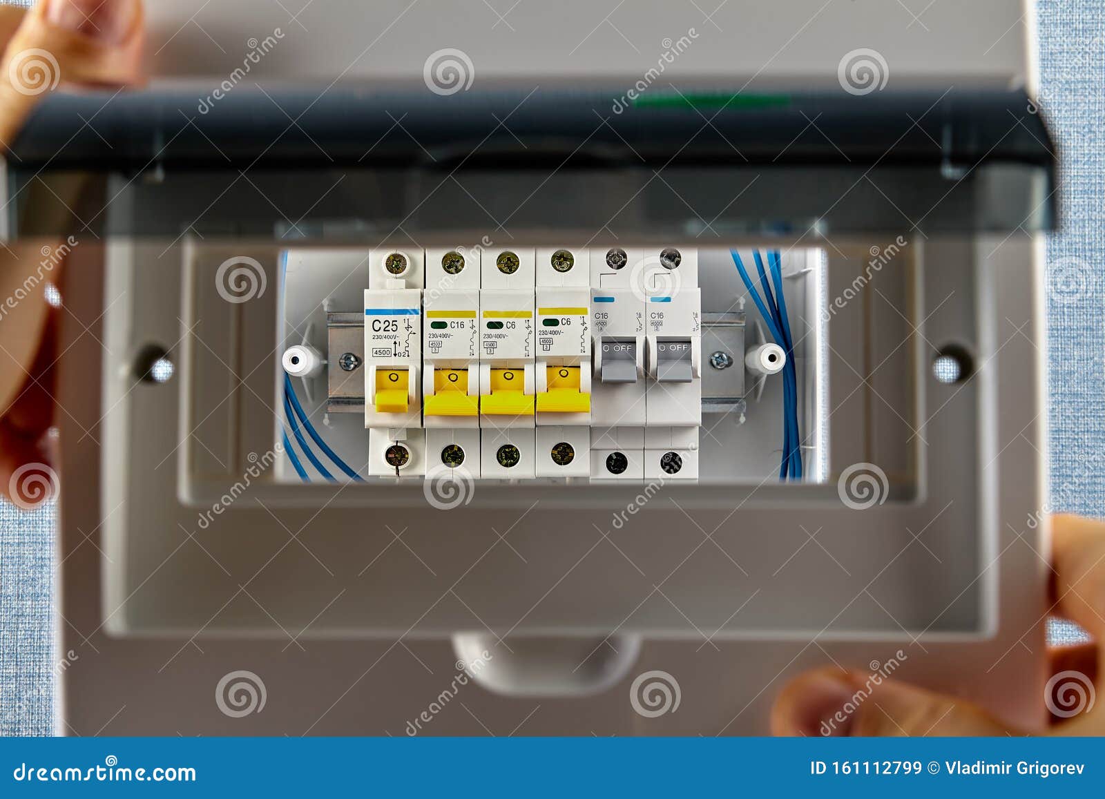 Overcurrent Protection Device Or Circuit Breakers Royalty-Free Stock ...