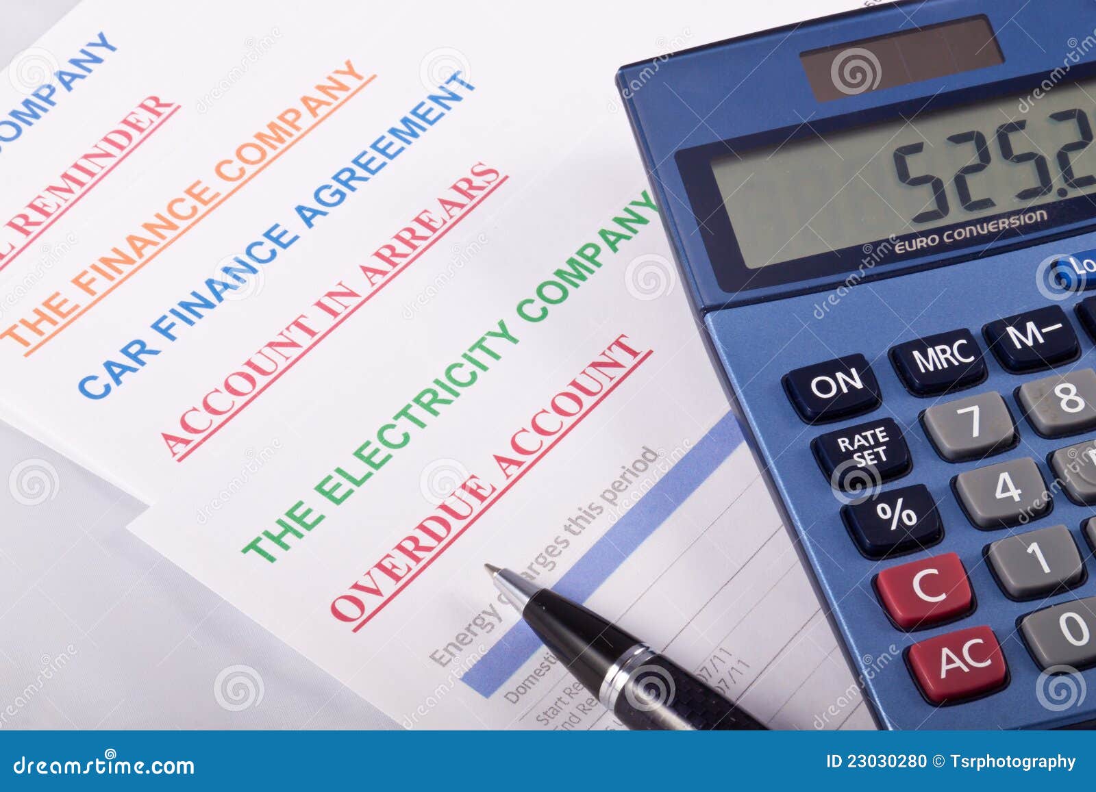 Overdue Bills stock photo. Image of financial, bill, copy - 23030280
