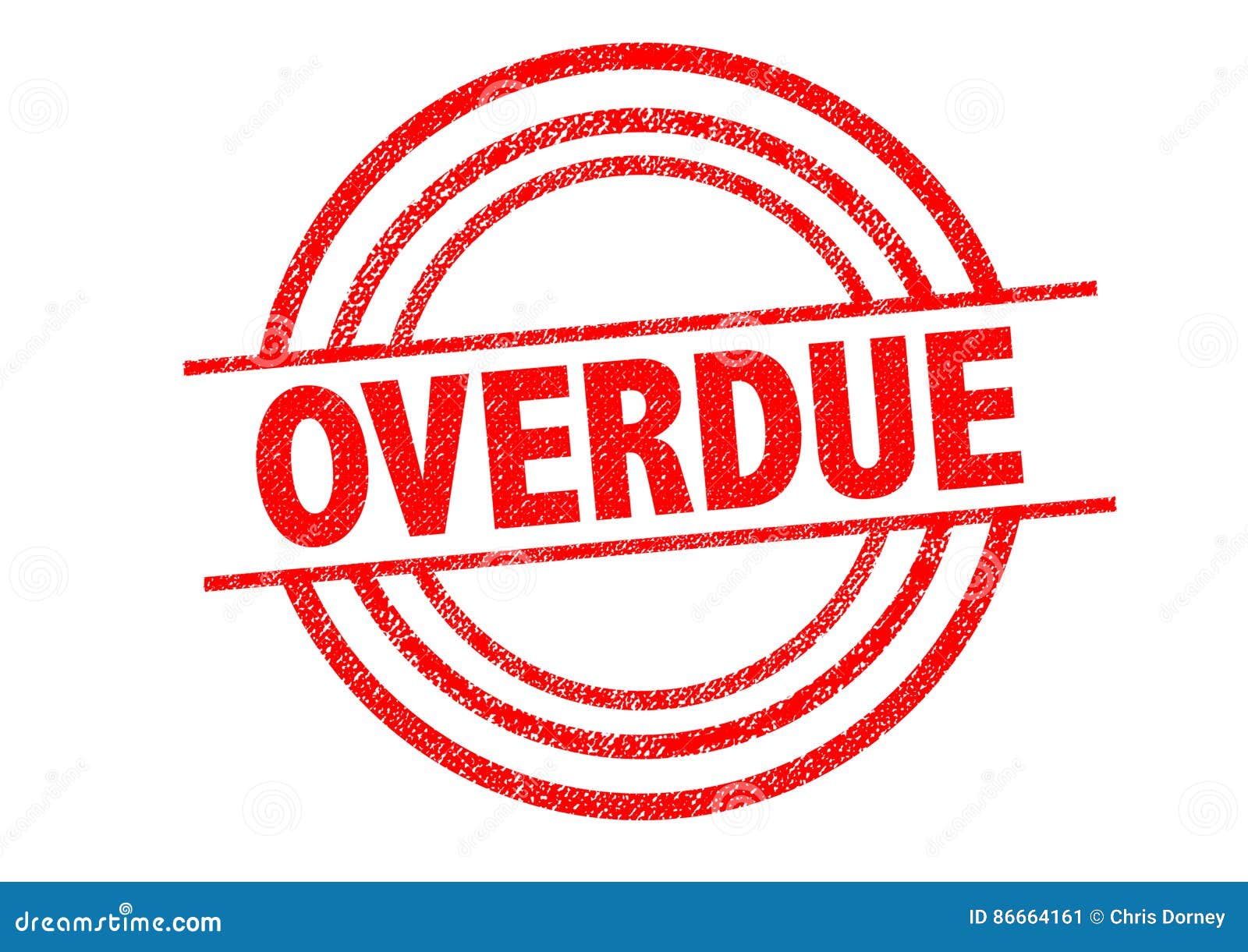 Overdue Rubber Stamp Cartoon Vector | CartoonDealer.com #85110665