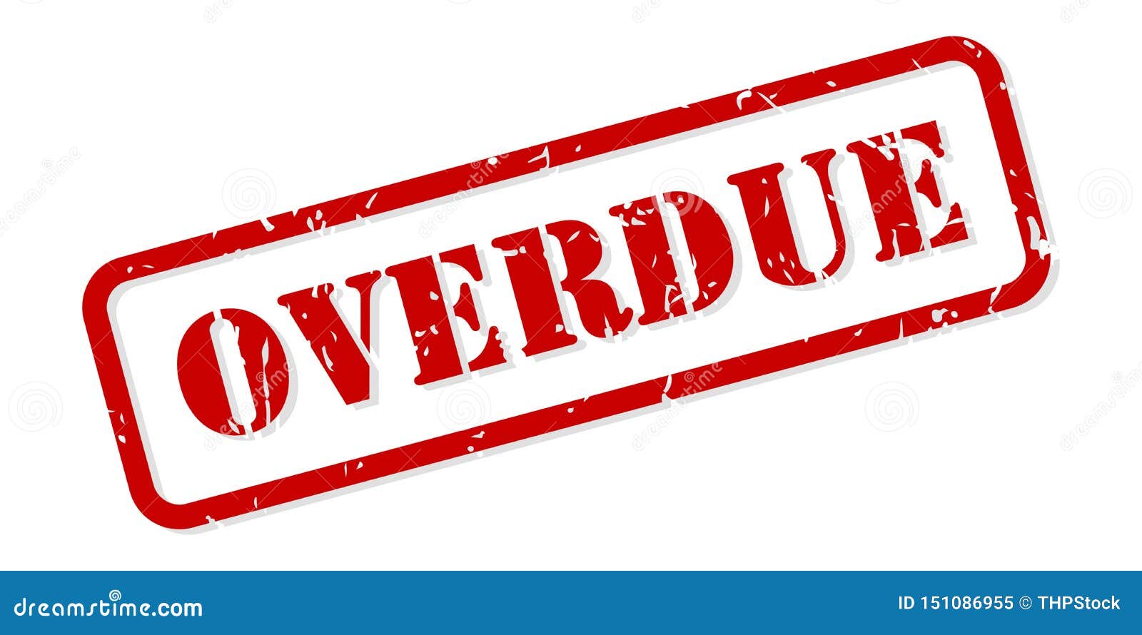 Letter Overdue Notice Cartoon Vector | CartoonDealer.com #85910995