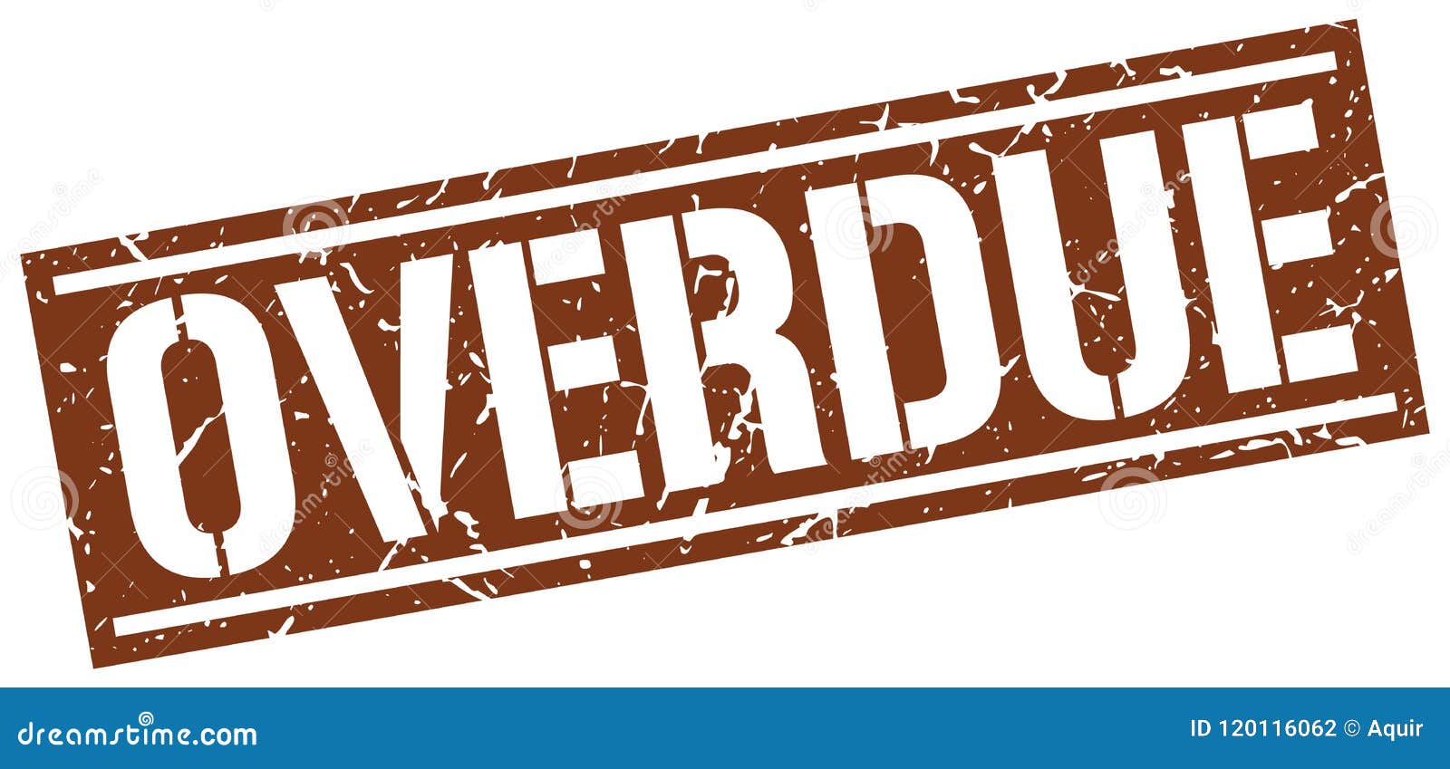 Overdue stamp stock vector. Illustration of grunge, label - 120116062