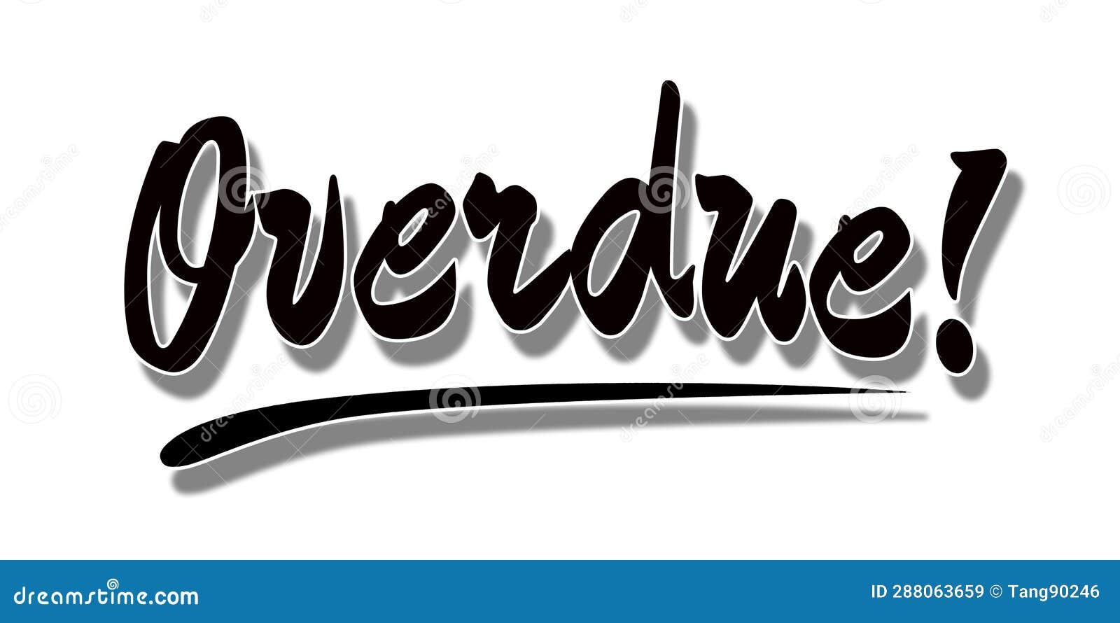 Overdue Word Block On White Royalty-Free Stock Photography ...