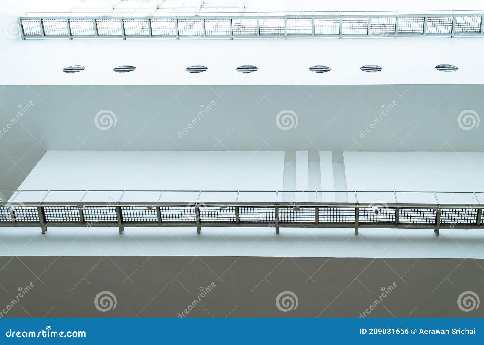 Ceiling There are Vents and Receiving Light. Stock Photo - Image of ...