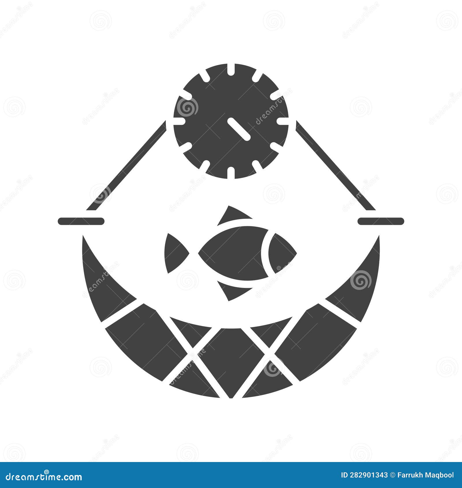 Overfishing Icon Image. stock vector. Illustration of symbol - 282901343