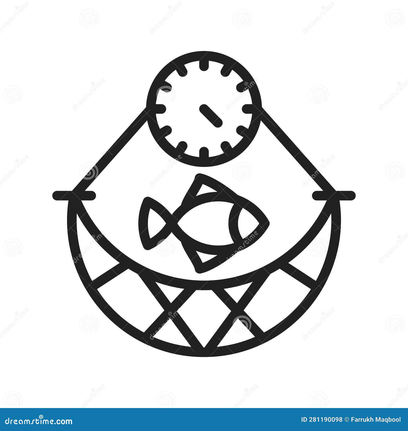 Overfishing Icon Image. Vector Illustration | CartoonDealer.com #281190098