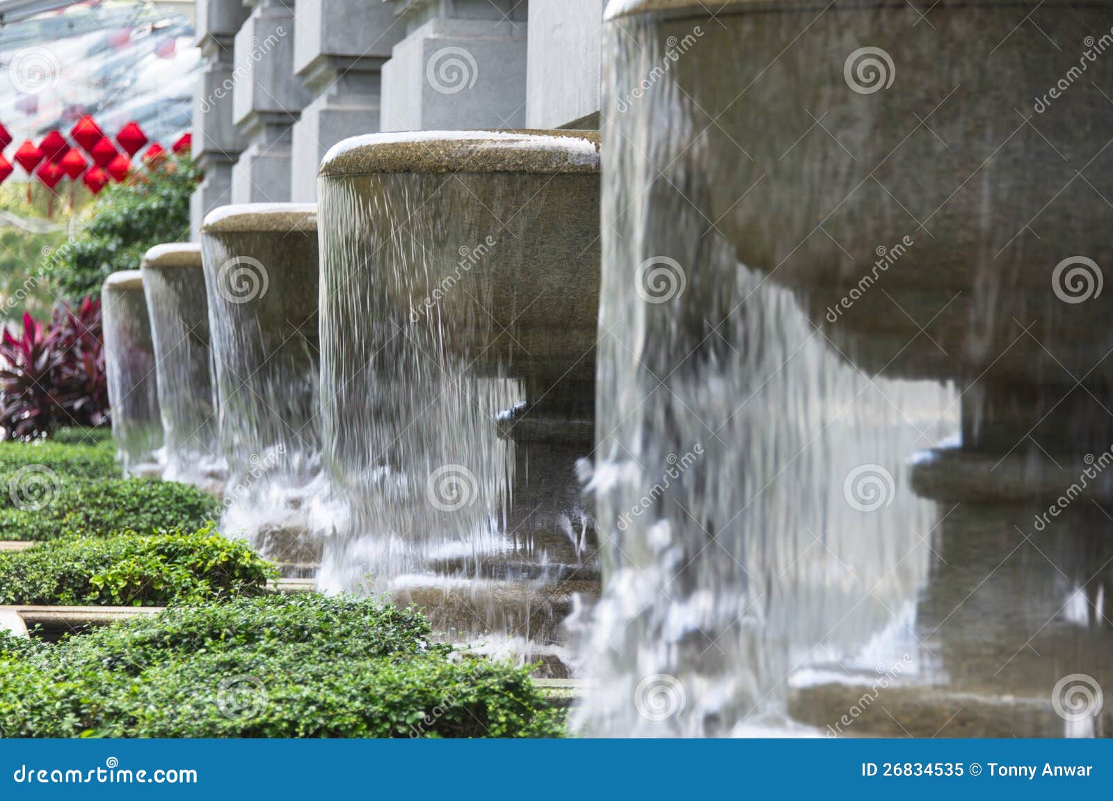 Overflow Fountain stock image. Image of overflow, feature - 26834535