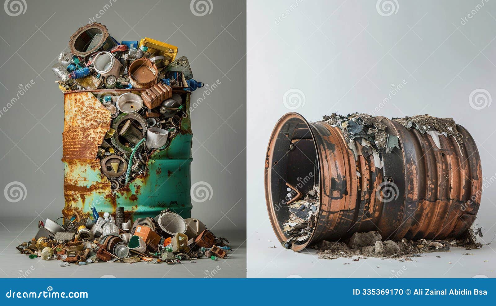 The Overflowing Barrels: a Visual Depiction of Waste and Consumption ...