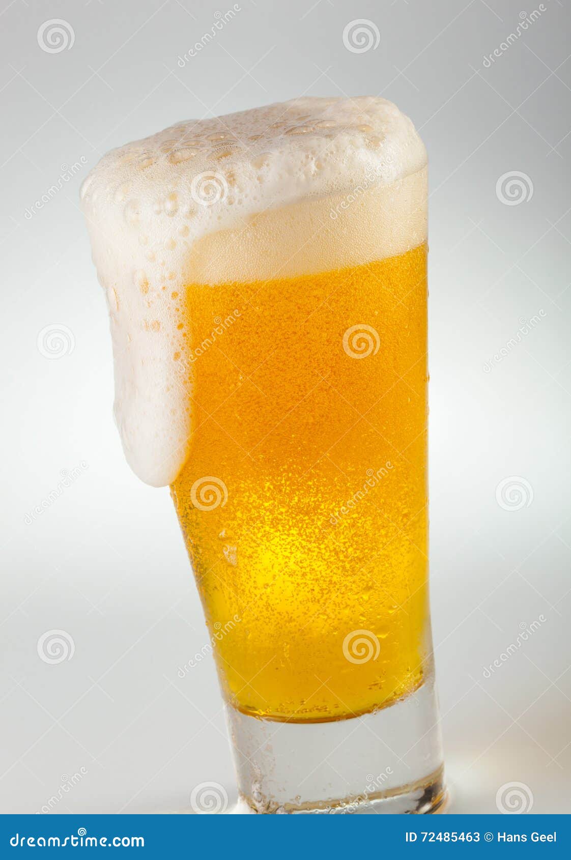 Overflowing beer foam stock image. Image of glass, beaker - 72485463