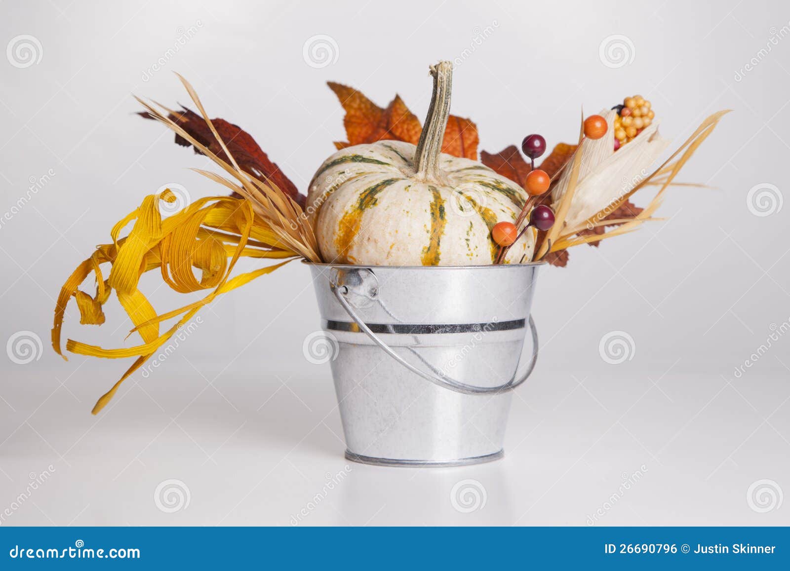 Overflowing Fall Bucket stock photo. Image of november - 26690796