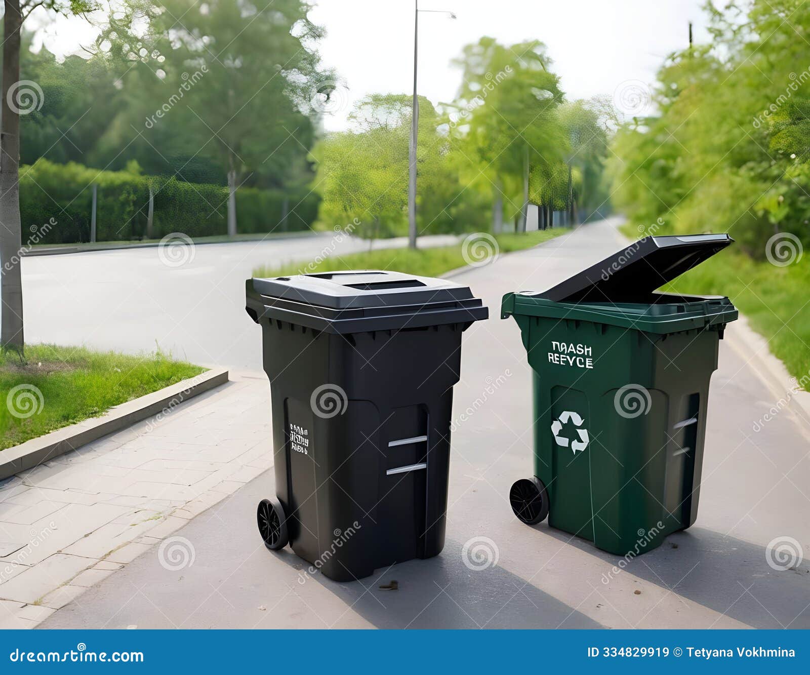 Recycling Bin Filled with Waste Materials Challenges of Waste ...