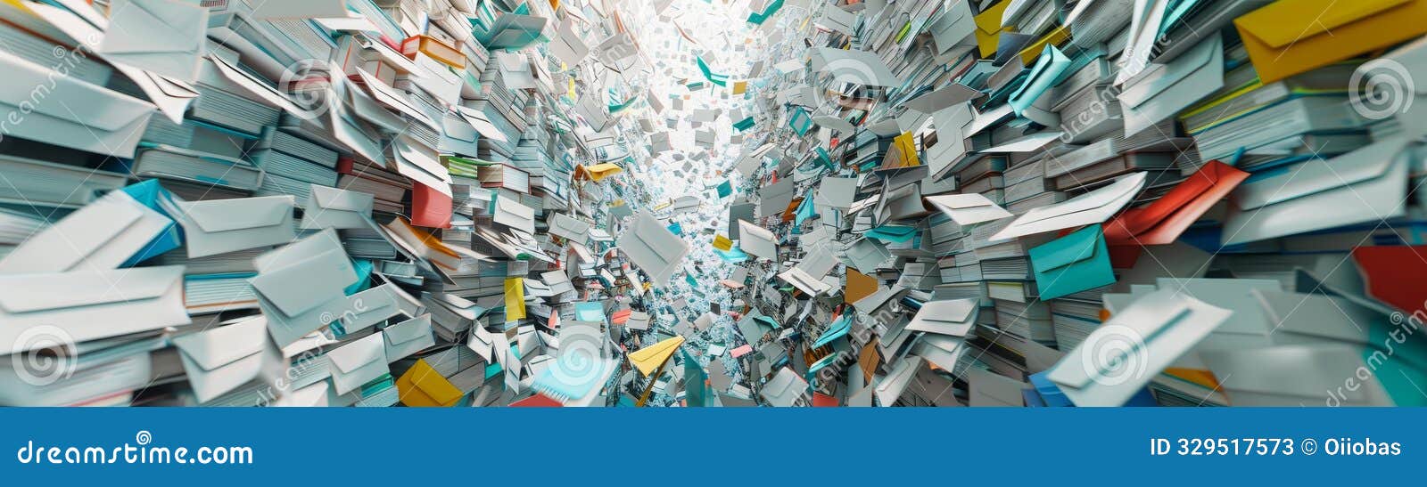 Overcrowded Inbox With Some Envelopes Stock Photography | CartoonDealer ...