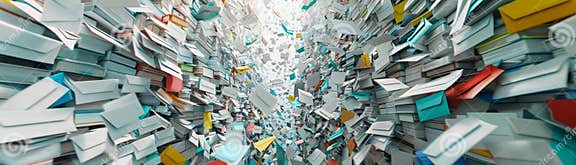 Overflowing Inbox: a Visualization of Overwhelming Workload Stock ...