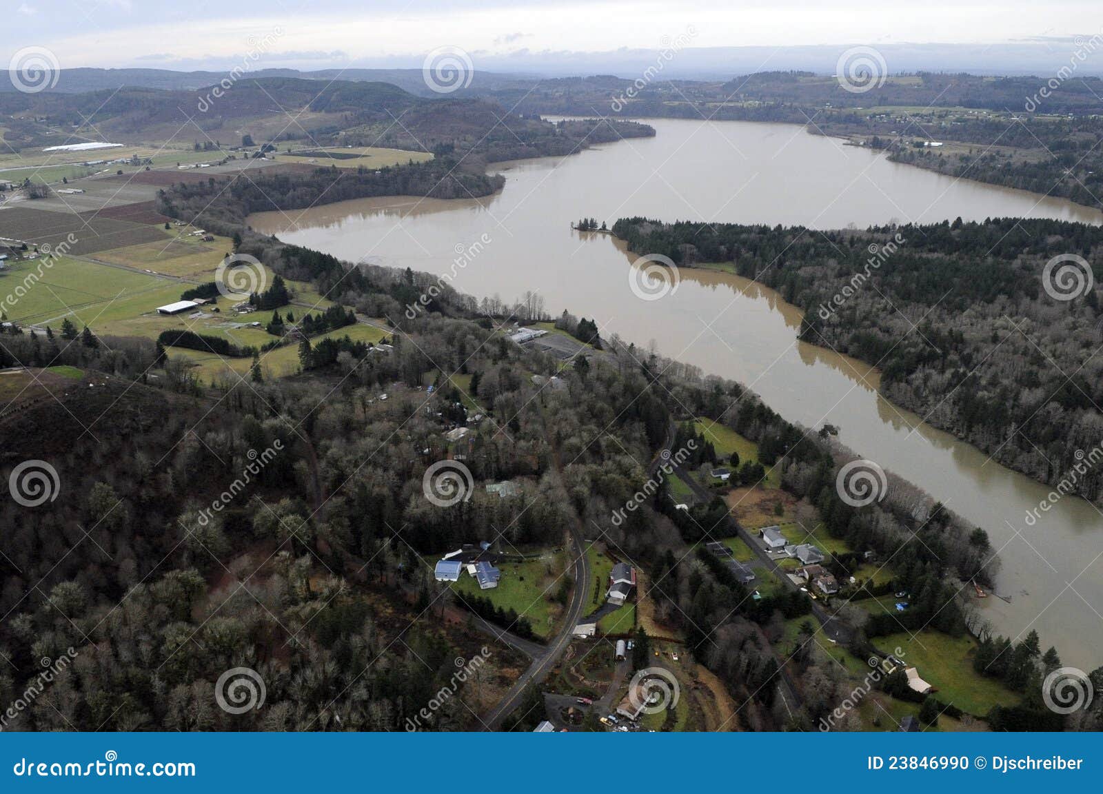Overflowing River stock photo. Image of flood, state - 23846990