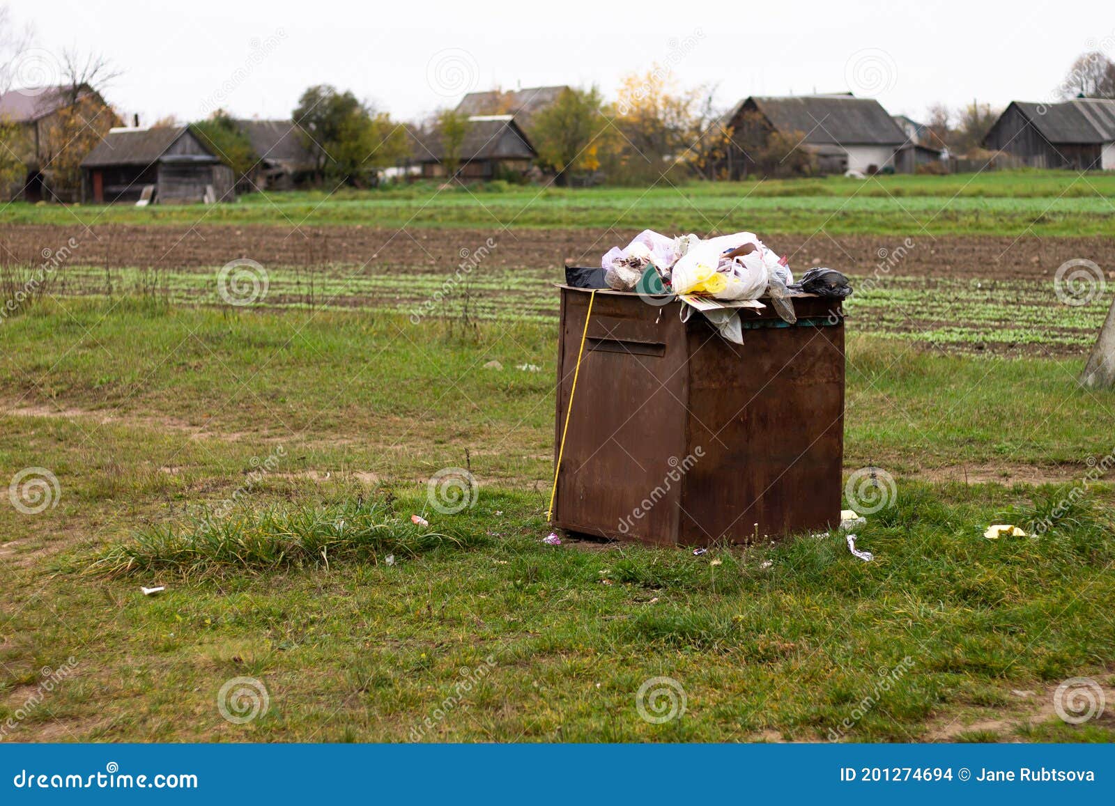 A Rusty Trash Bin Made From Zinc In City Park Photo Taken In Jakarta ...