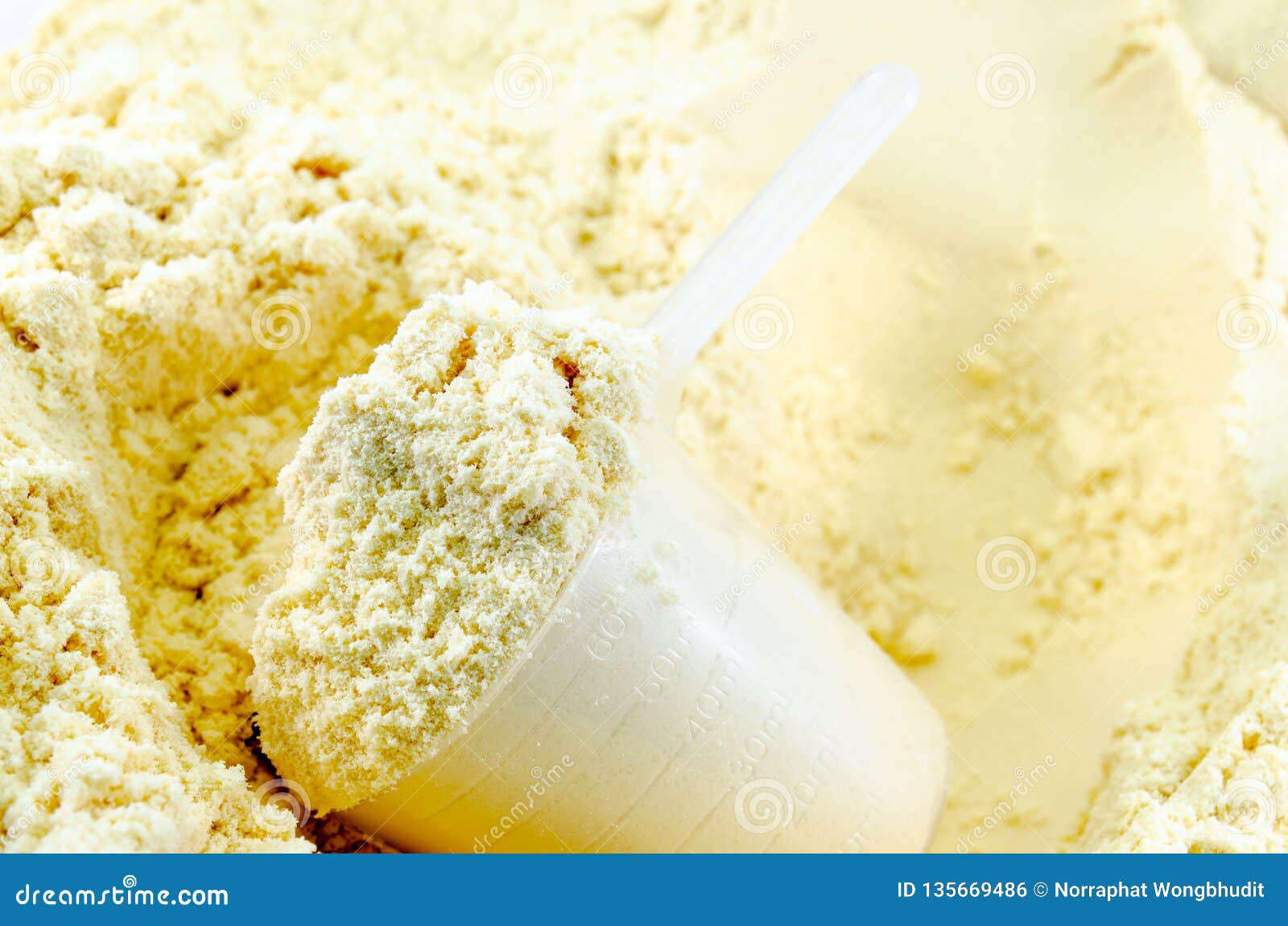 Vanilla Protein stock photo. Image of mixing, albumin - 135669486