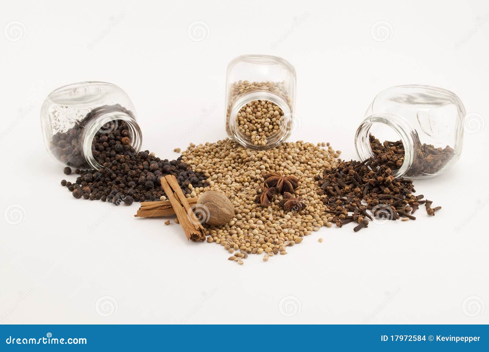 Overflowing spices stock photo. Image of texture, black - 17972584