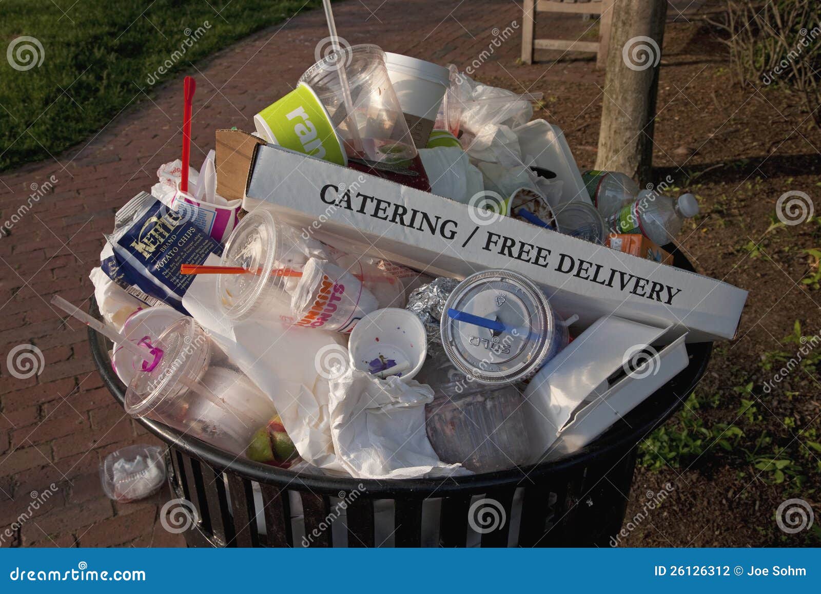 Overflowing Trash Can editorial photography. Image of overflowing ... Overflowing Trash Can editorial photography. Image of overflowing ...