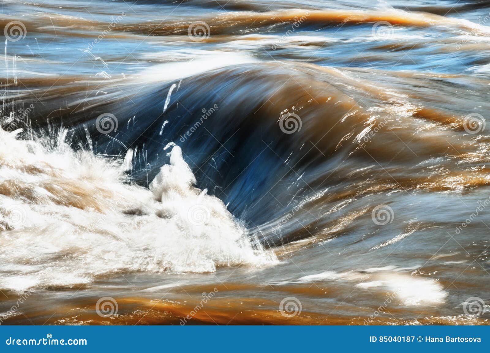 Overflowing water stock image. Image of creek, flow, plop - 85040187