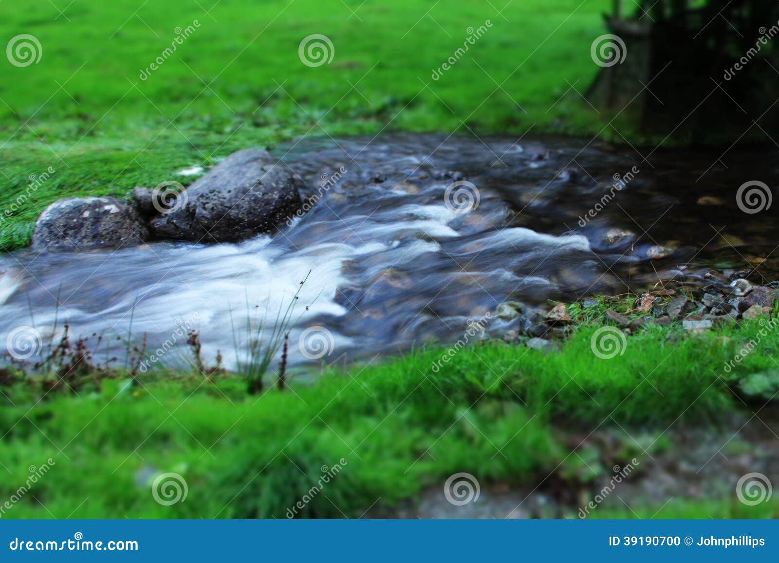 Overflow Stream Over Rocks, Coniston, UK Stock Photo - Image of flow ...
