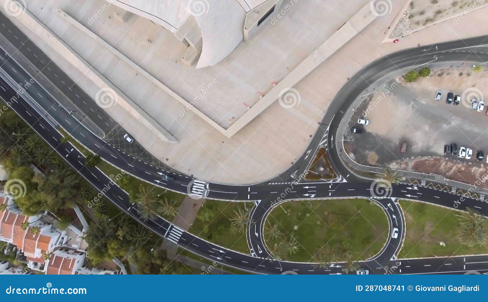 Overhead Aerial View of City Traffic Stock Video - Video of overhead ...