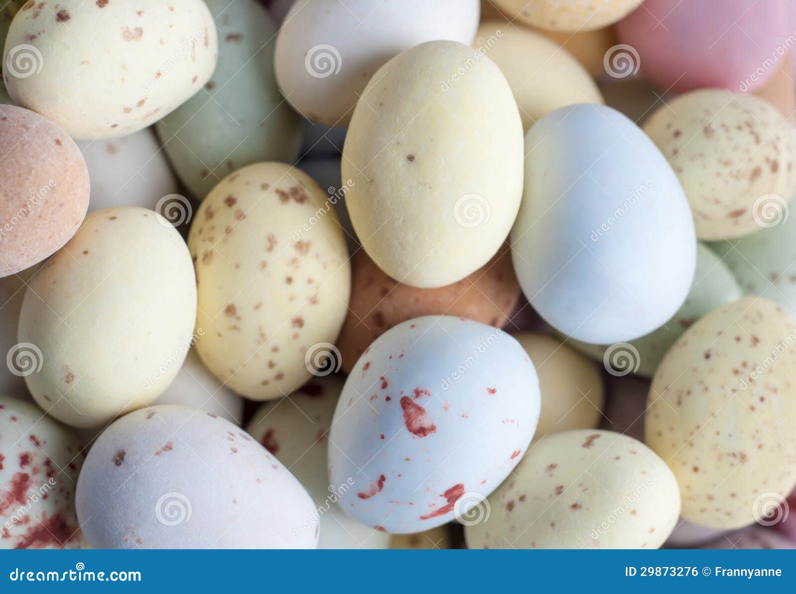Egg Shaped Easter Sweets stock photo. Image of shades - 29873276