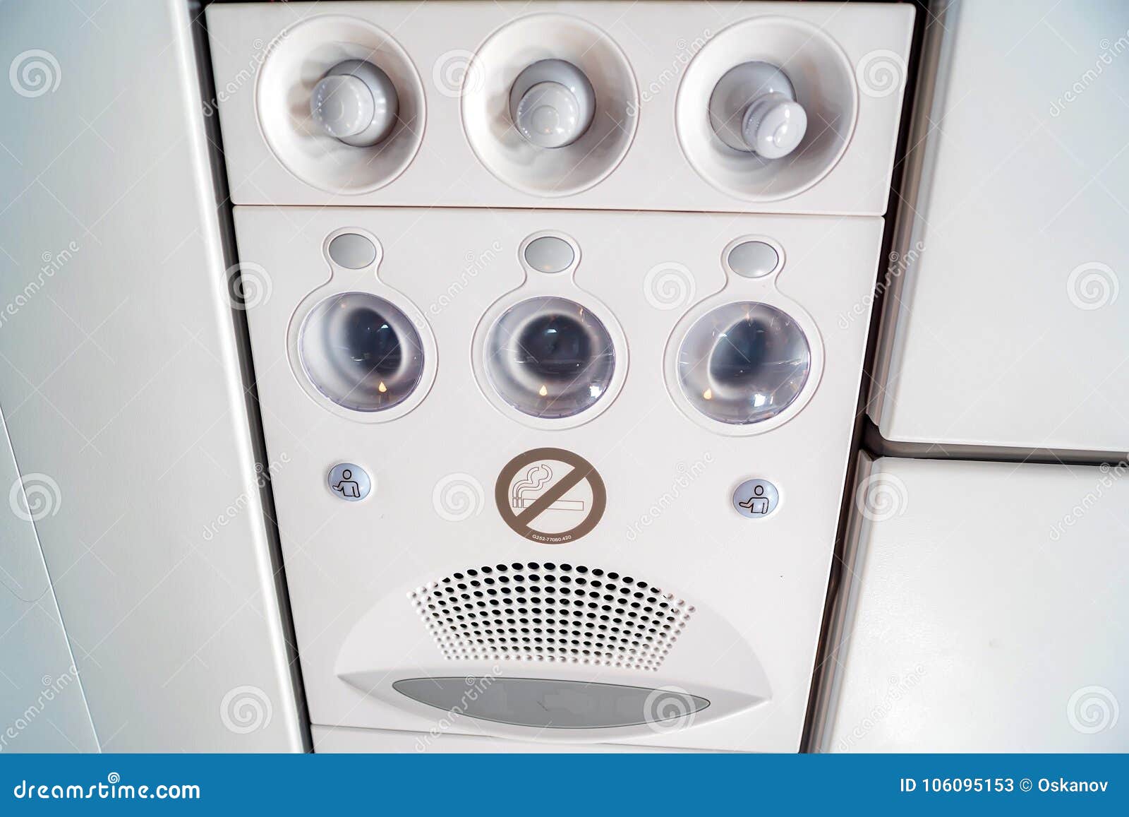 Overhead Console in the Modern Passenger Aircraft Stock Image - Image ... Overhead Console in the Modern Passenger Aircraft Stock Image - Image ...