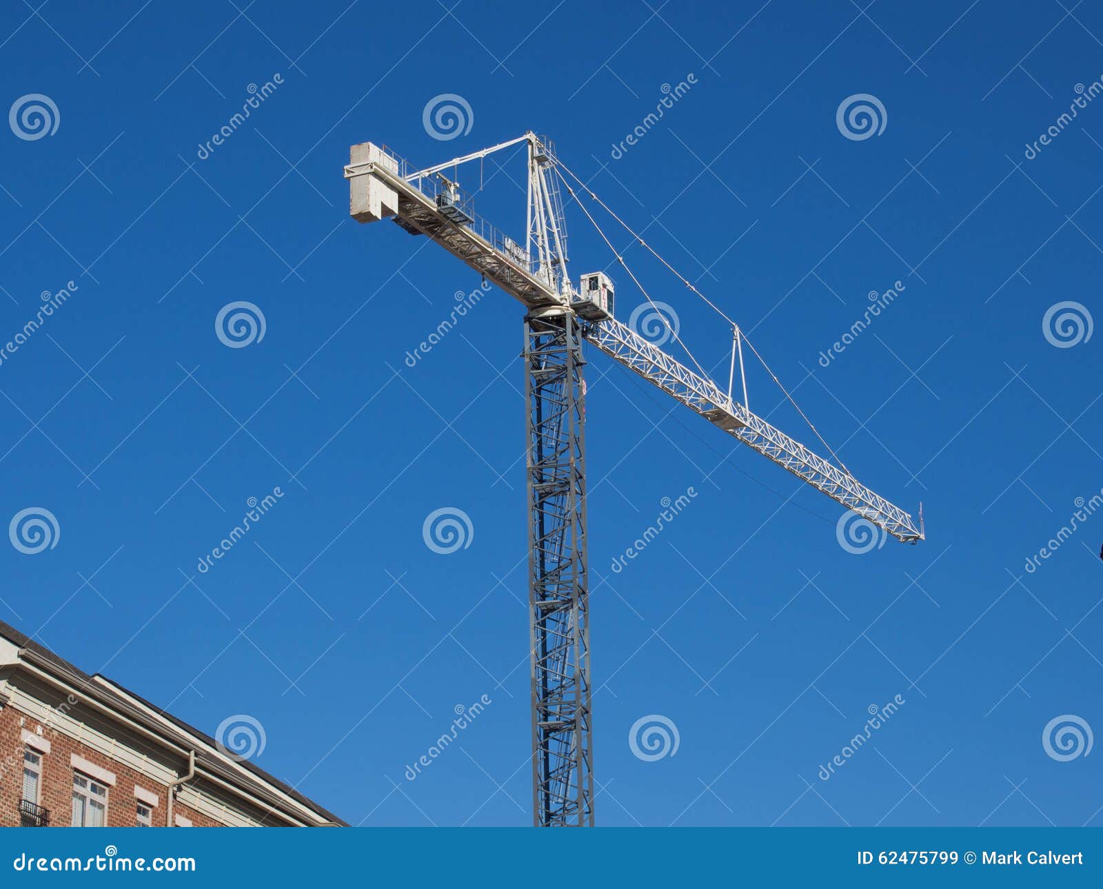 Overhead Construction Crane Stock Image - Image of mobile, large: 62475799