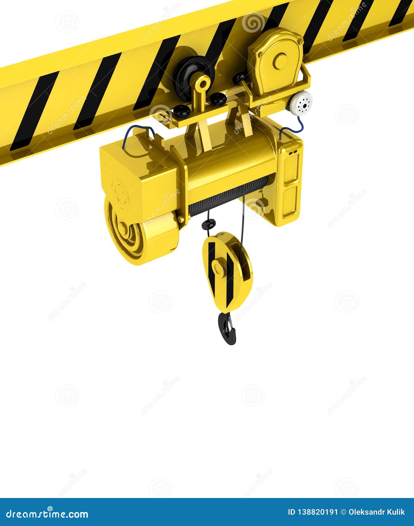 Overhead Crane Cartoon Vector | CartoonDealer.com #70460739