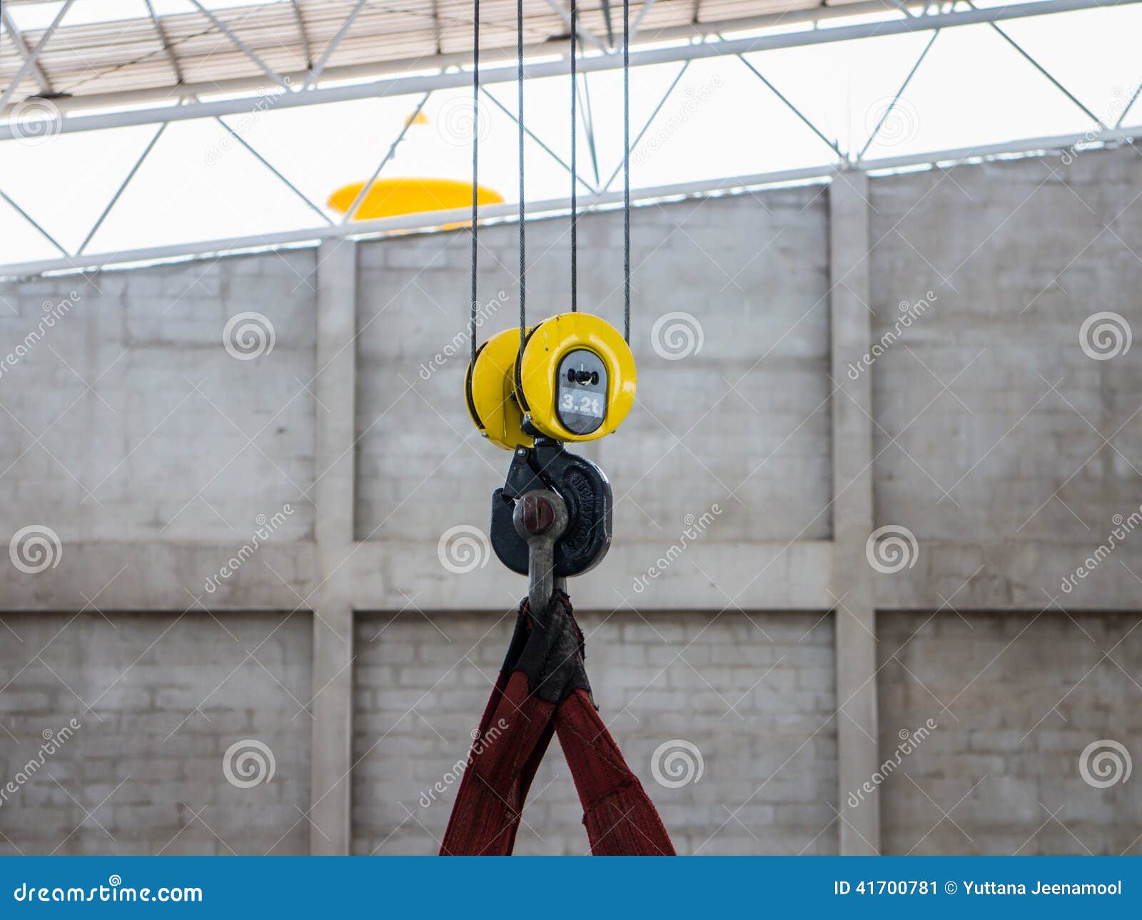 Overhead Crane Test stock image. Image of steel, large - 41700781