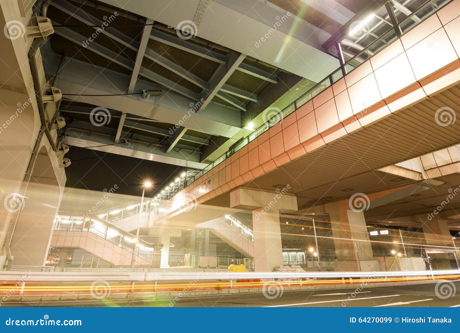 Overhead crossing way stock image. Image of motor, light - 64270099
