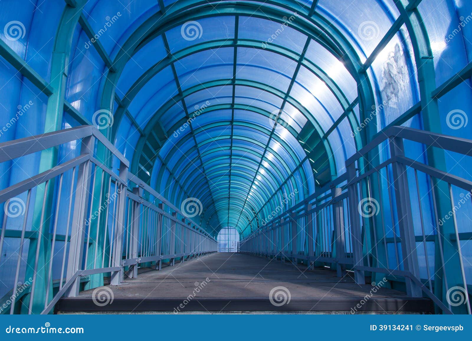 Overhead crosswalk stock image. Image of corridor, stairs - 39134241