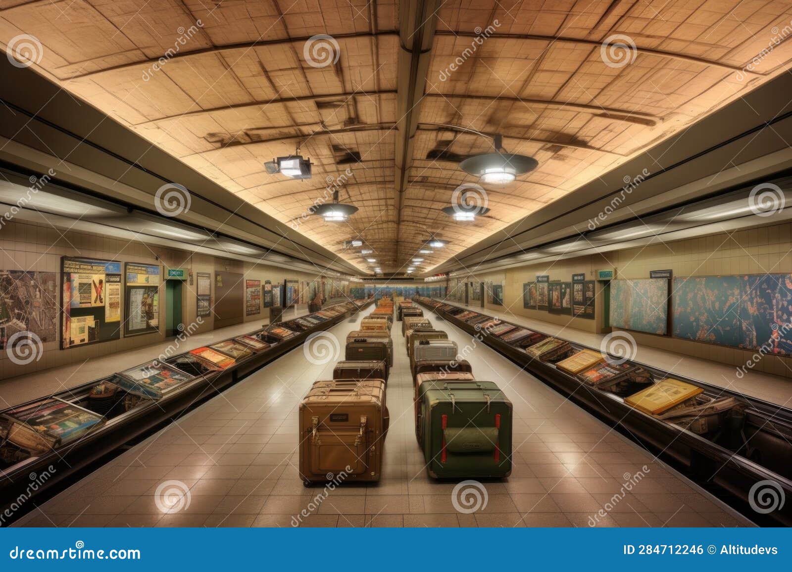 Overhead Display Showing Baggage Claim Info Stock Photo - Image of ...