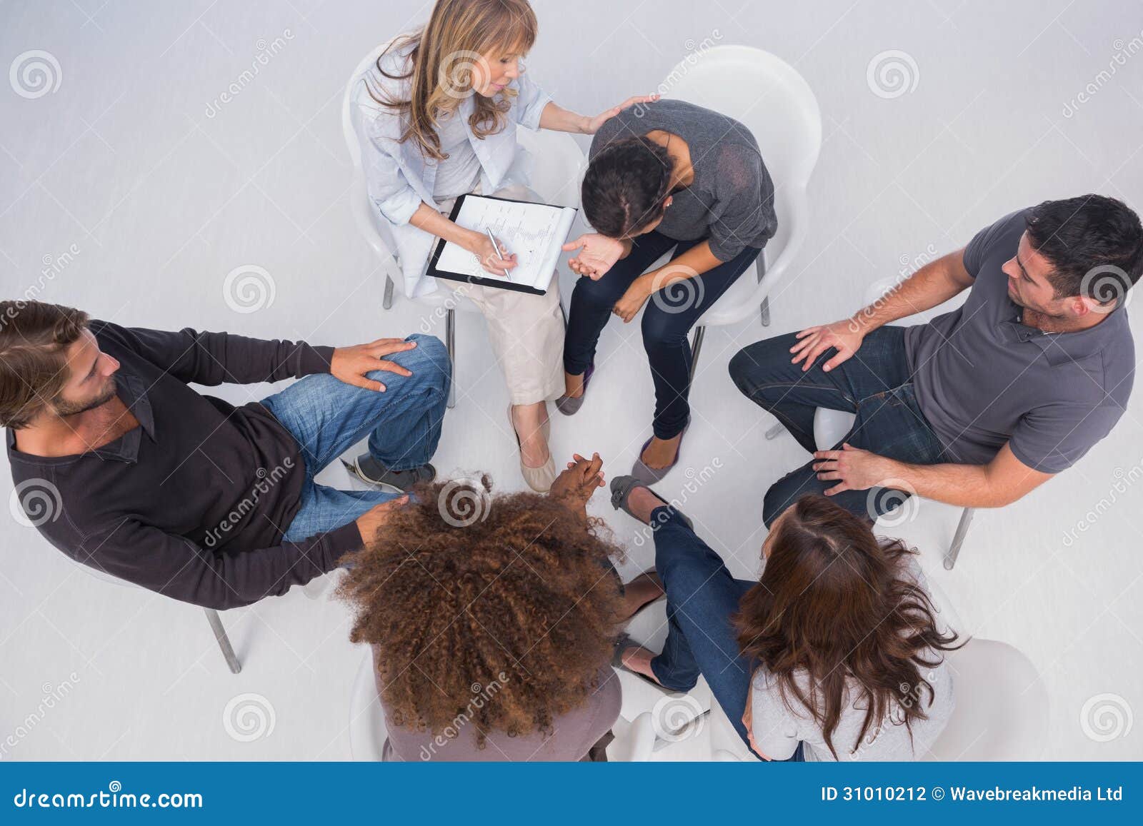 Crying Group Of People