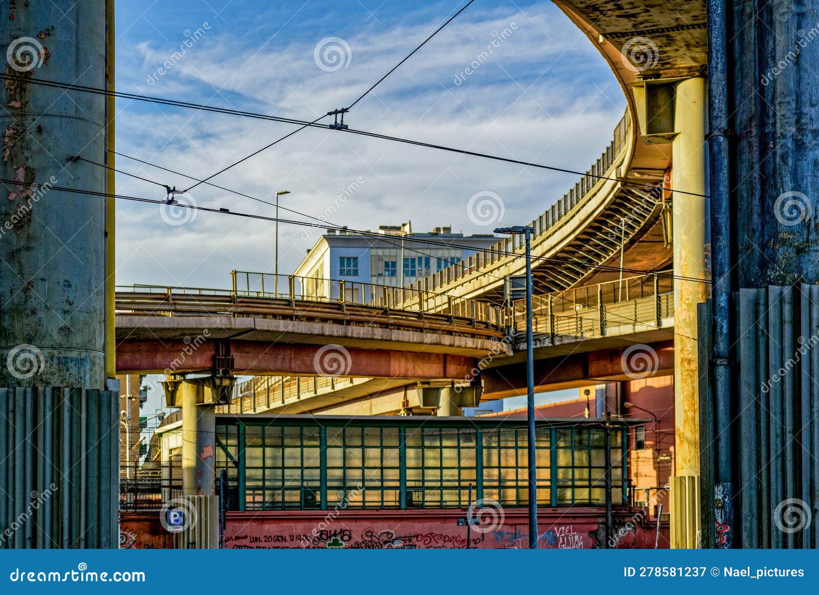 Overhead Highway Interchanges Stock Image - Image of sunrise ...