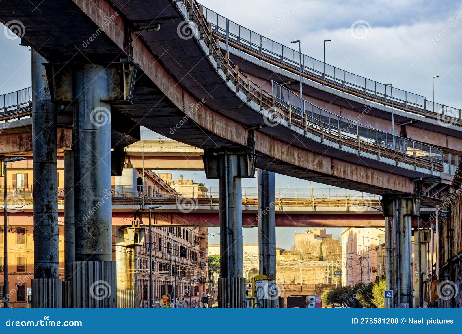 Overhead Highway Interchanges Stock Photo - Image of trafic, vehicle ...