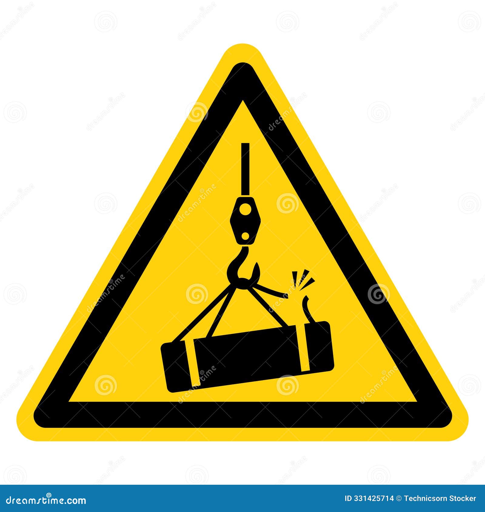 Overhead Hoist Symbol Sign ,Vector Illustration, Isolate on White ...