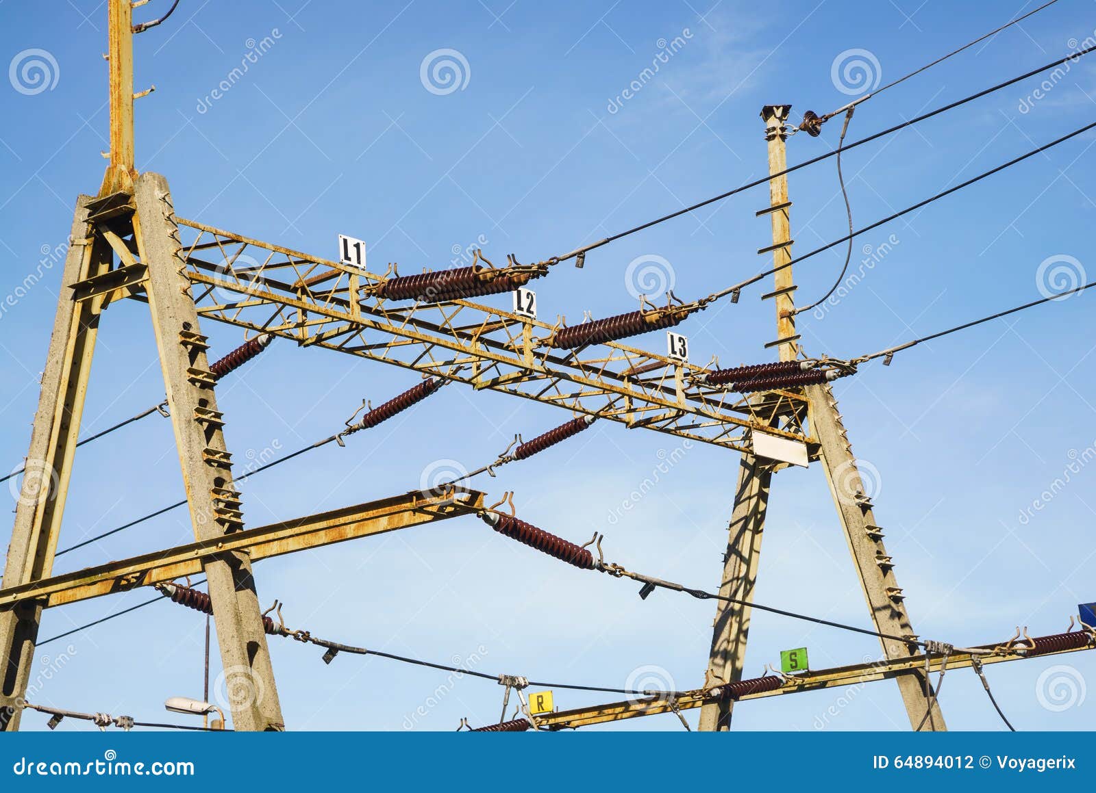 Overhead Line Of Railway Tracks Royalty-Free Stock Photo ... Overhead Line Of Railway Tracks Royalty-Free Stock Photo ...