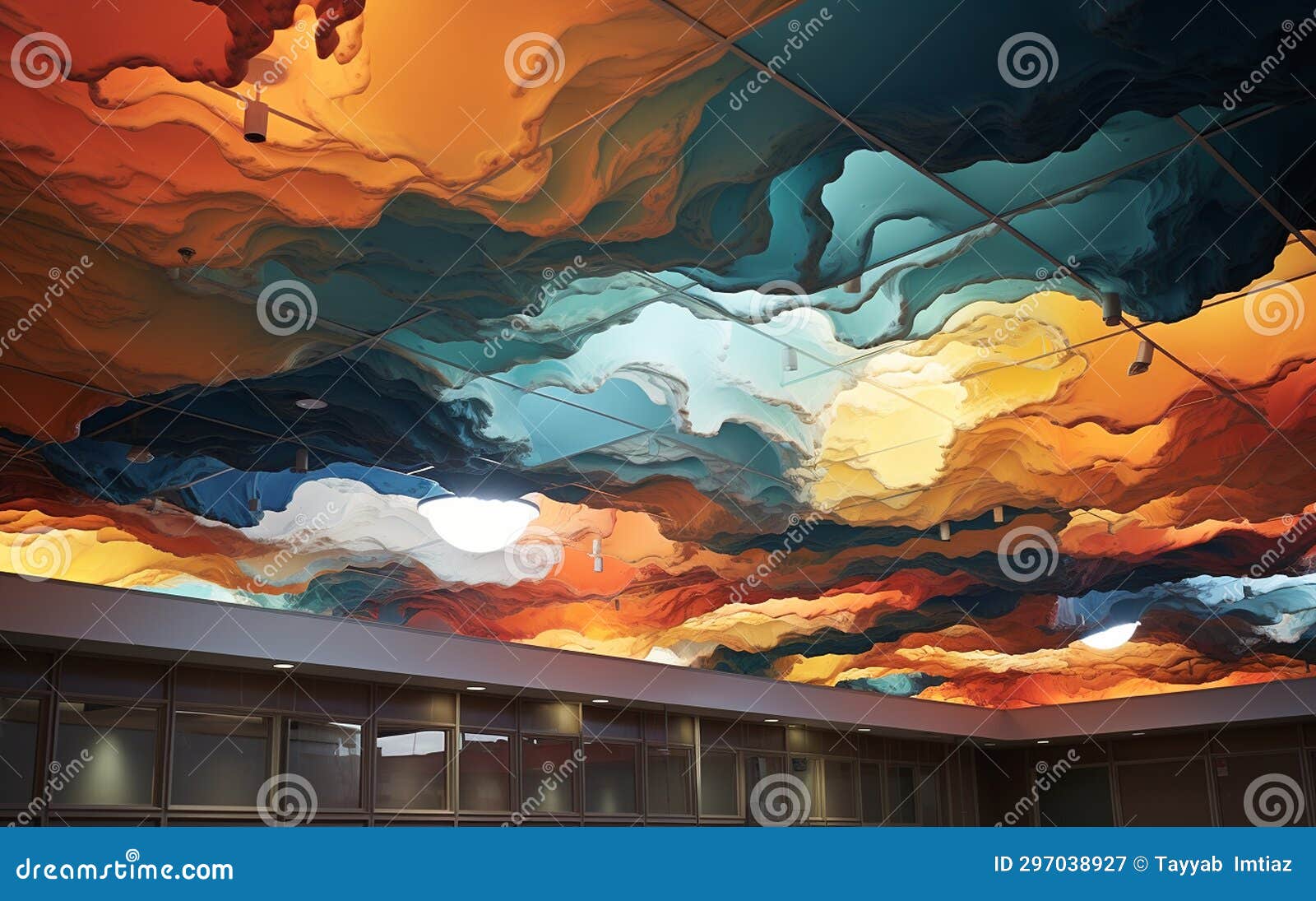 Overhead Panels on Generative Ai . Stock Illustration - Illustration of ...