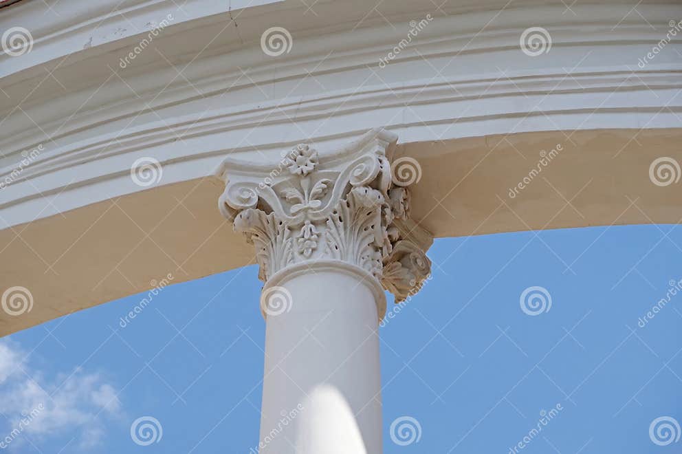 Overhead part of column stock image. Image of courthouse - 124201005