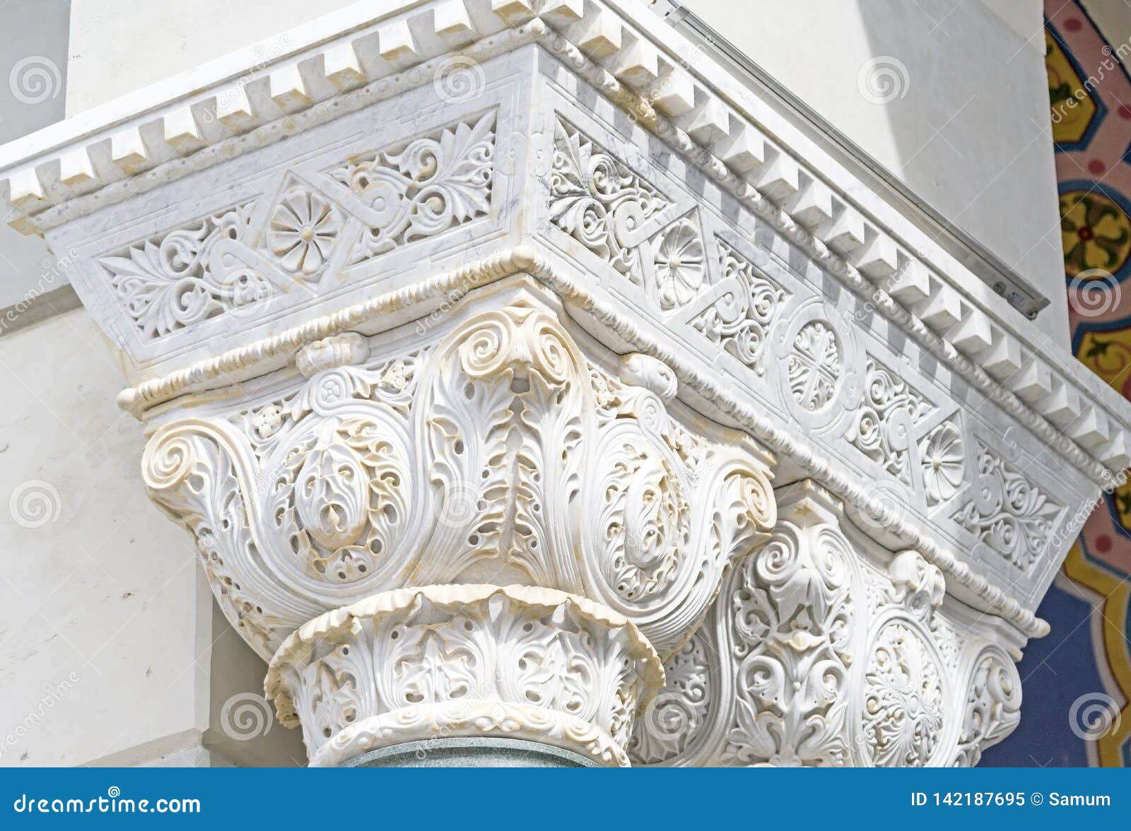 Overhead part of column stock image. Image of classic - 142187695