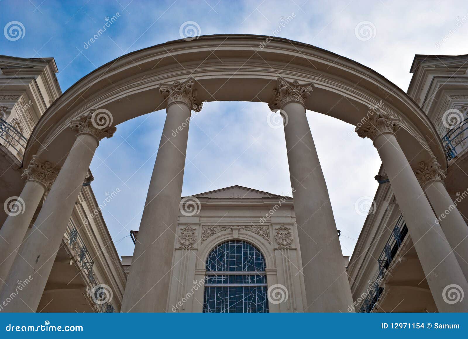 Overhead part of columns stock photo. Image of bases - 12971154