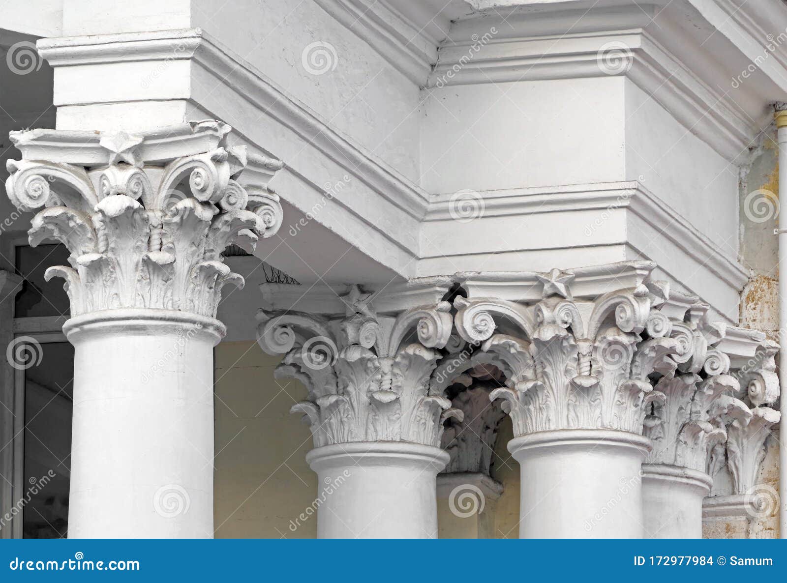 Overhead part of columns stock photo. Image of building - 172977984