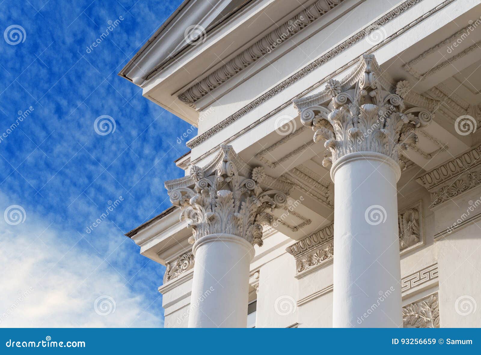 Overhead part of columns stock image. Image of classic - 93256659