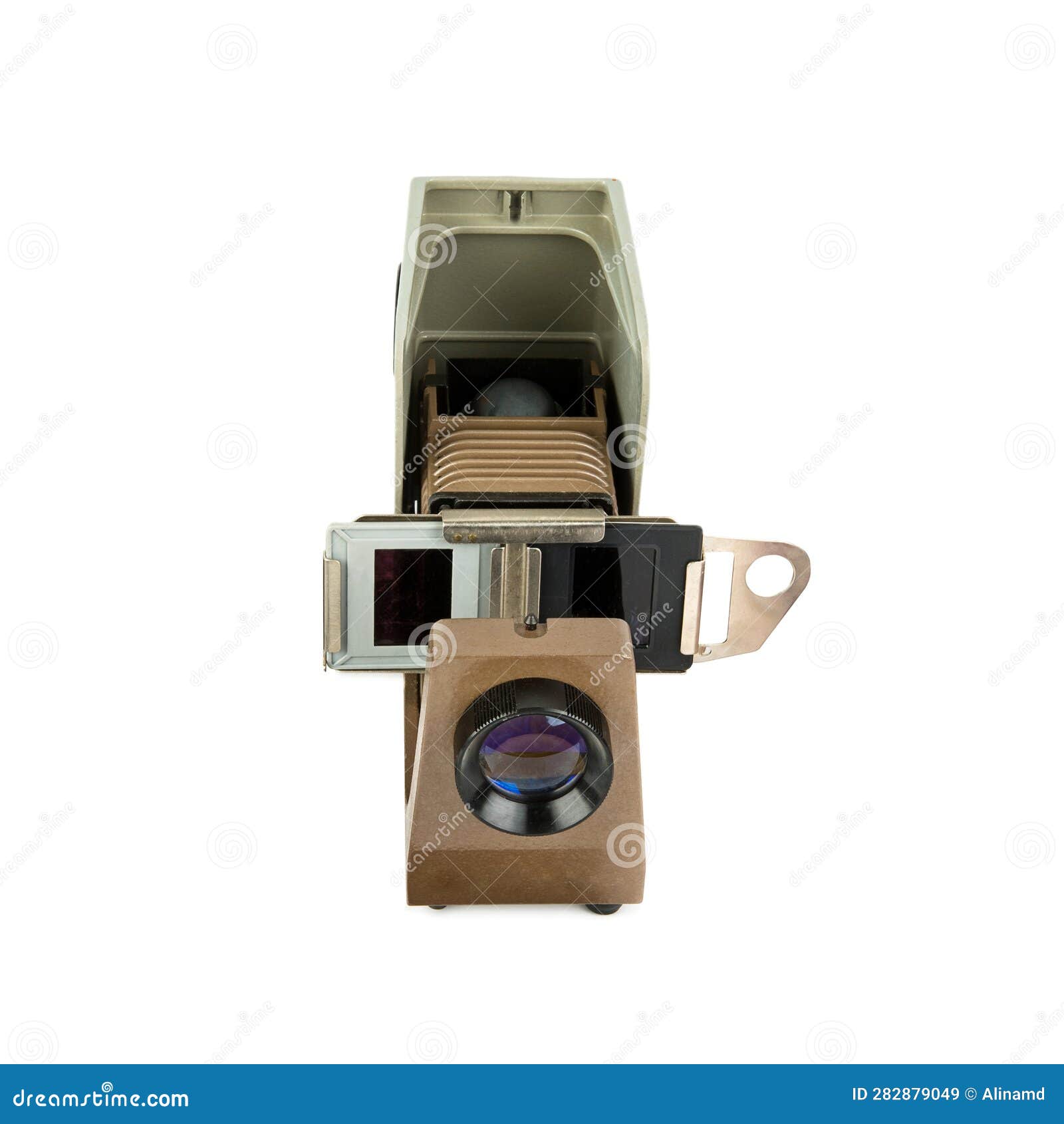 Overhead Projector Isolated on a White Background Stock Image - Image ...