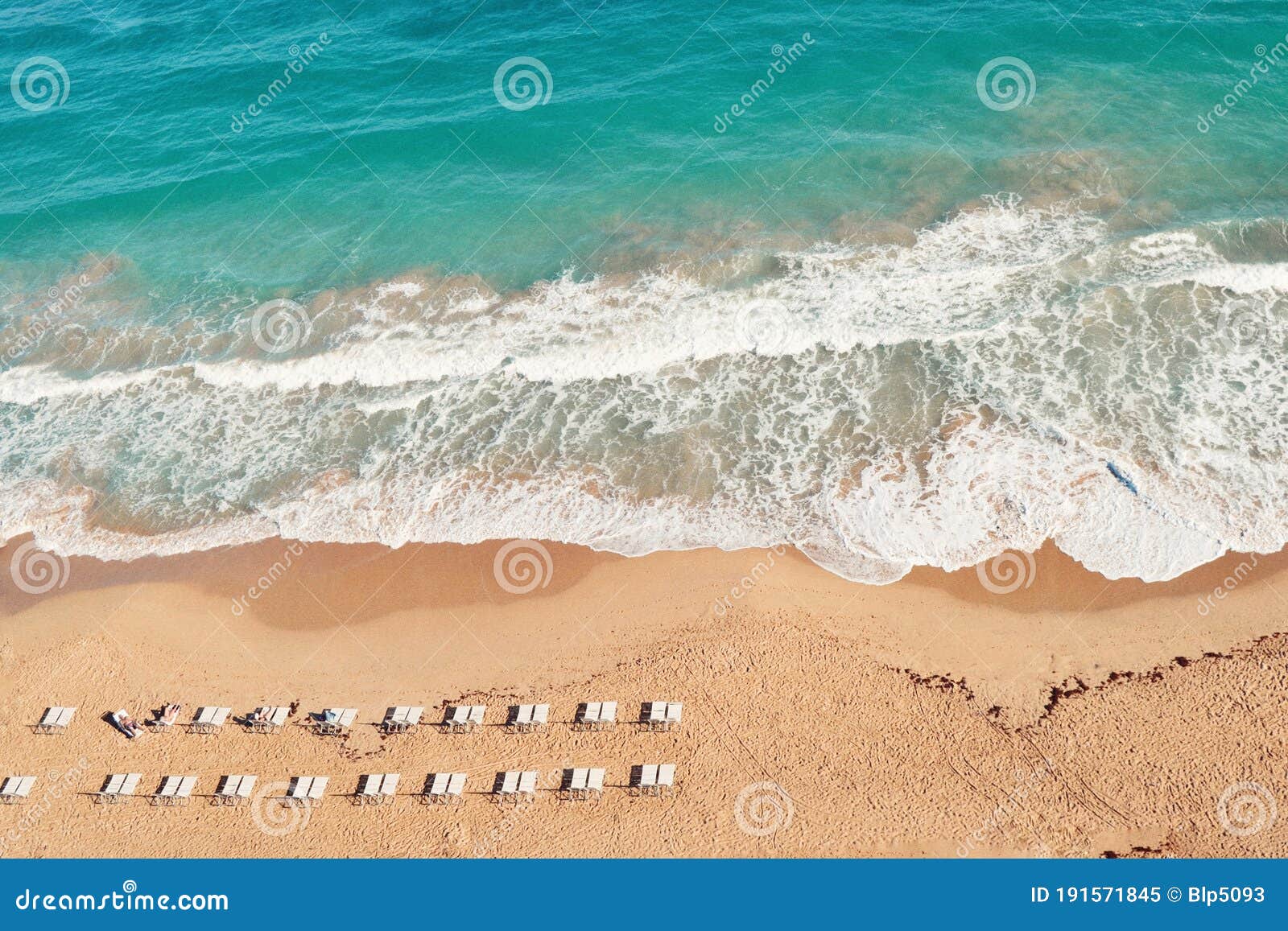 Overhead Shot of Beautiful Beach Resort Stock Image - Image of ...