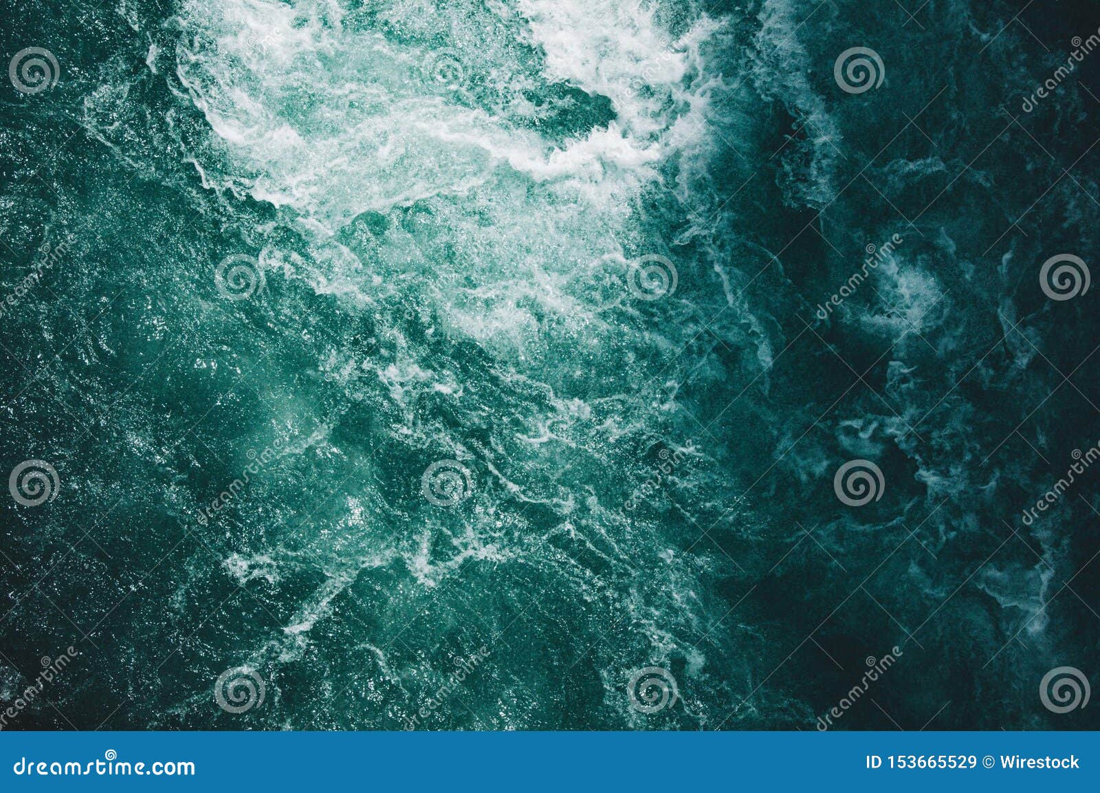 Overhead Shot of Beautiful Textures of Water in the Ocean Stock Image ...