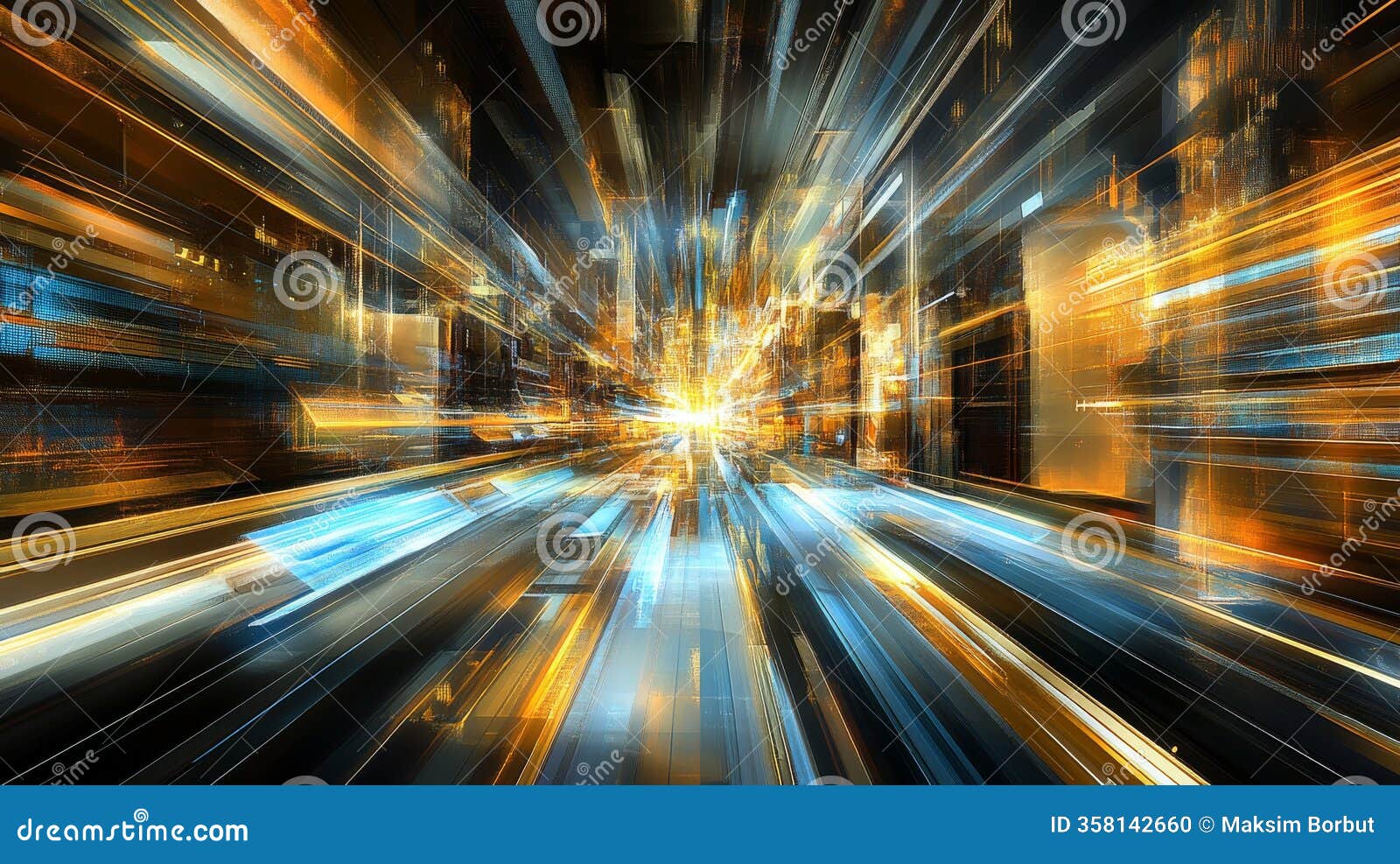 An Overhead Shot of a Data Center Corridor, Lined with Server Racks and ...