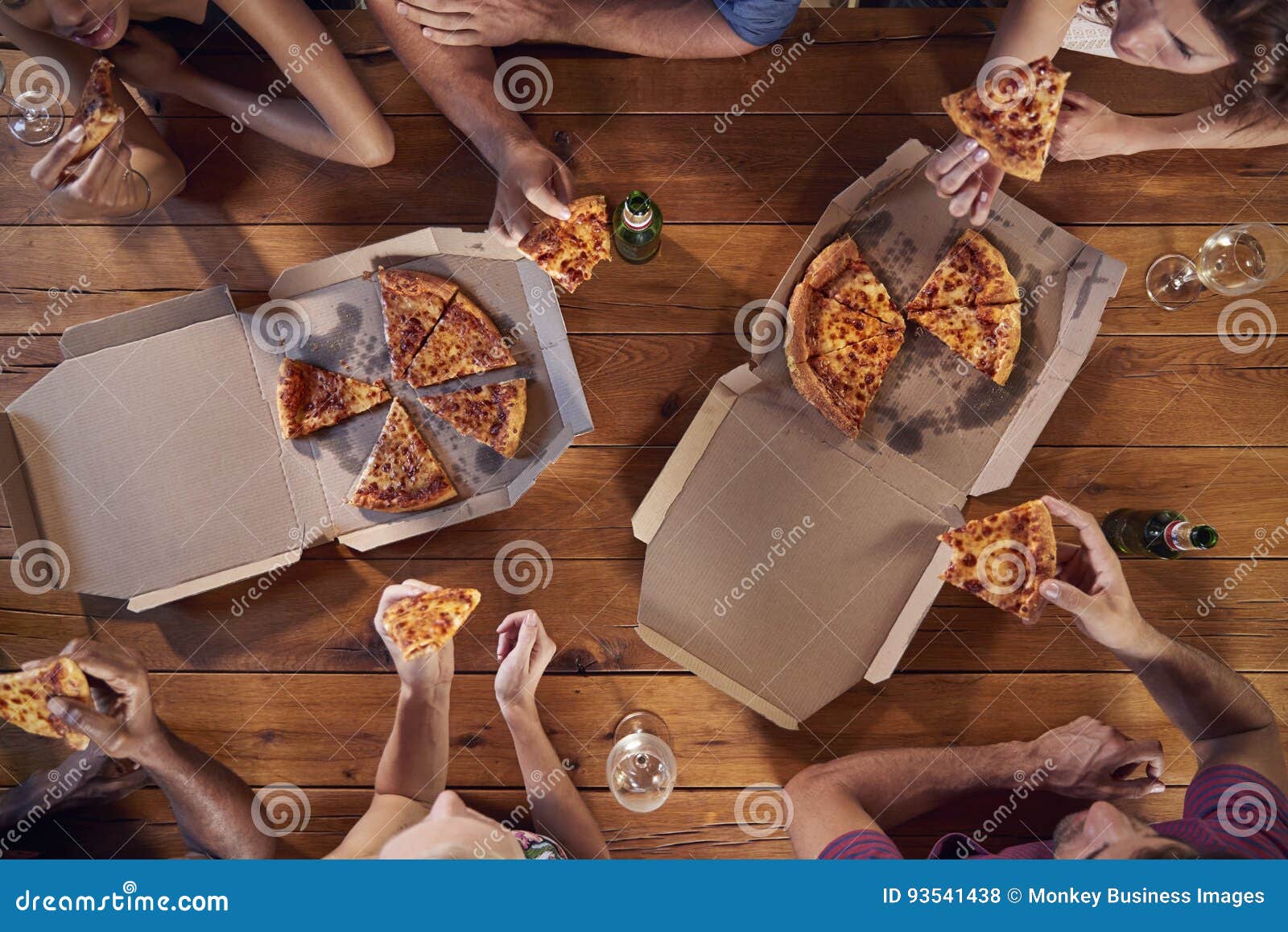Overhead Shot Of A Spiral Staircase In Black And White Royalty-Free ...