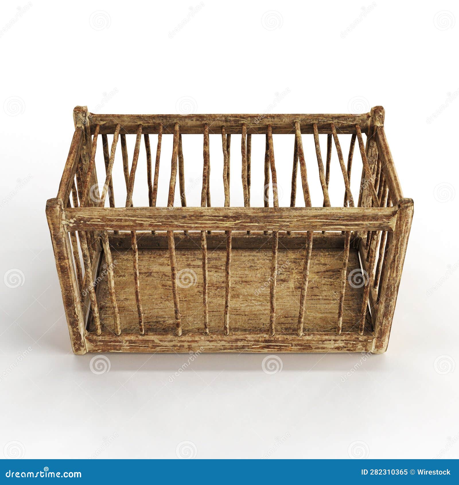 3d Model Of Crate Stock Photo | CartoonDealer.com #36690534
